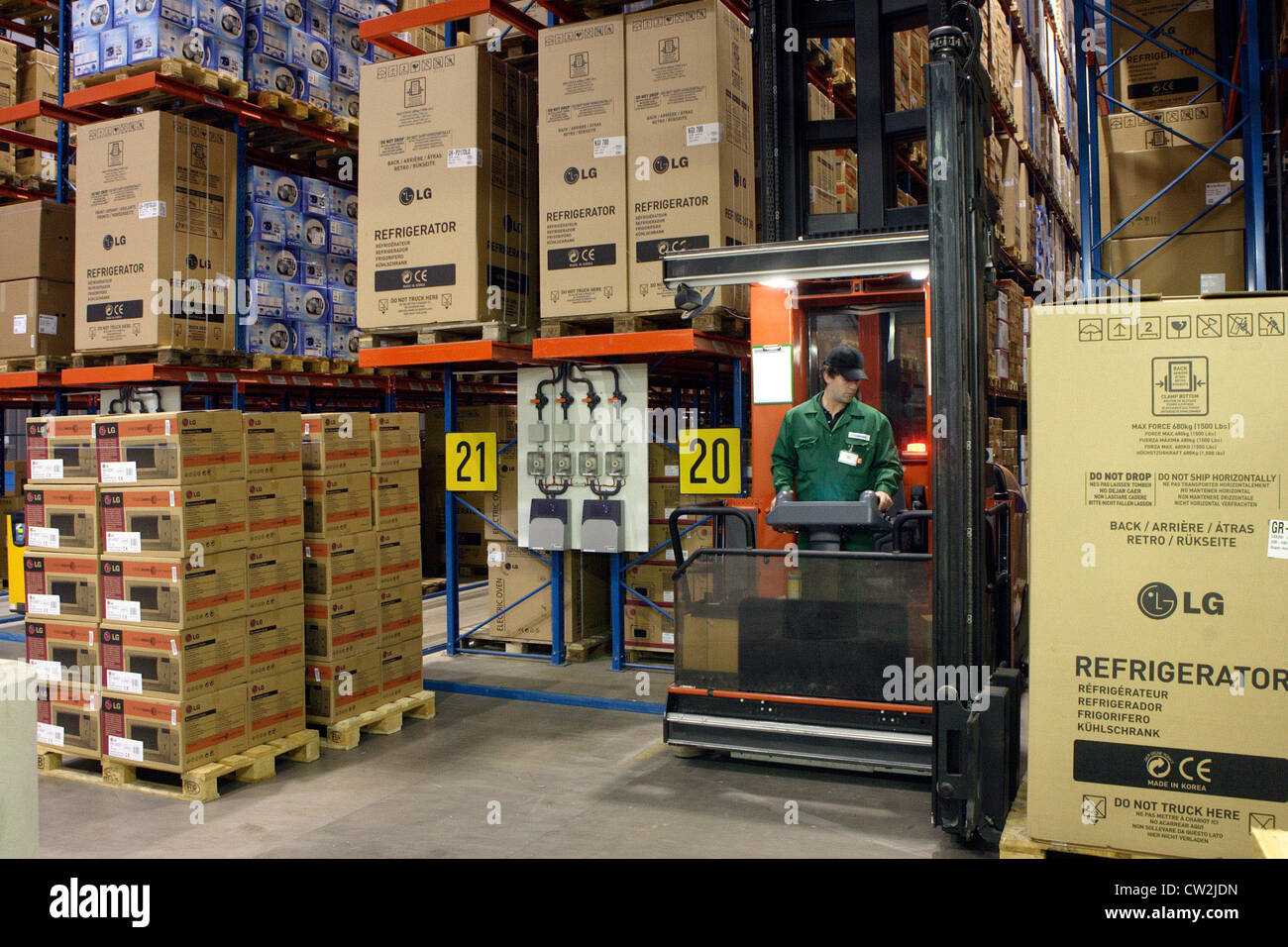 Logistics, LG Electronics Stock Photo - Alamy