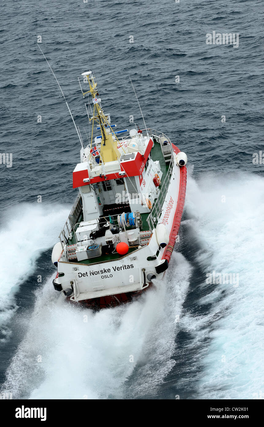 NORWEGIAN SEARCH AND RESCUE BOAT. BERGEN. NORWAY. SCANDINAVIA Stock ...