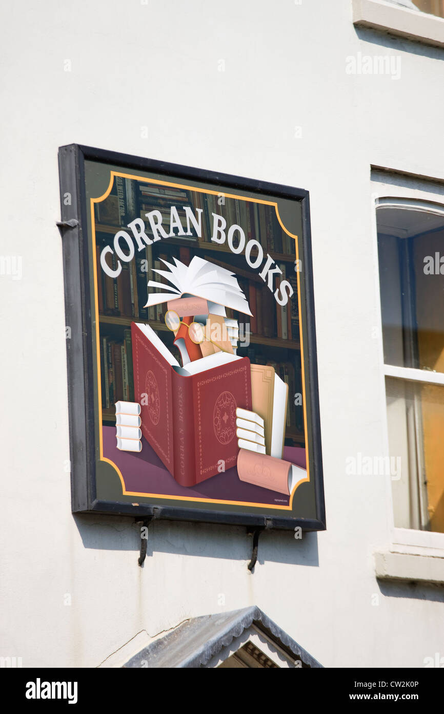 Corran Books Laugharne Carmarthenshire Wales Stock Photo - Alamy