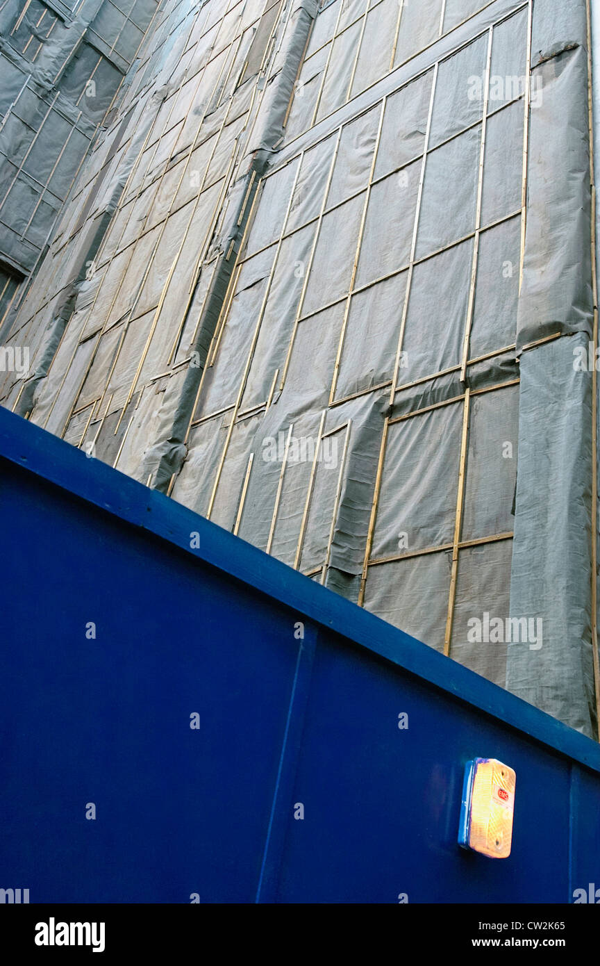 Partition wall on property development project Stock Photo - Alamy