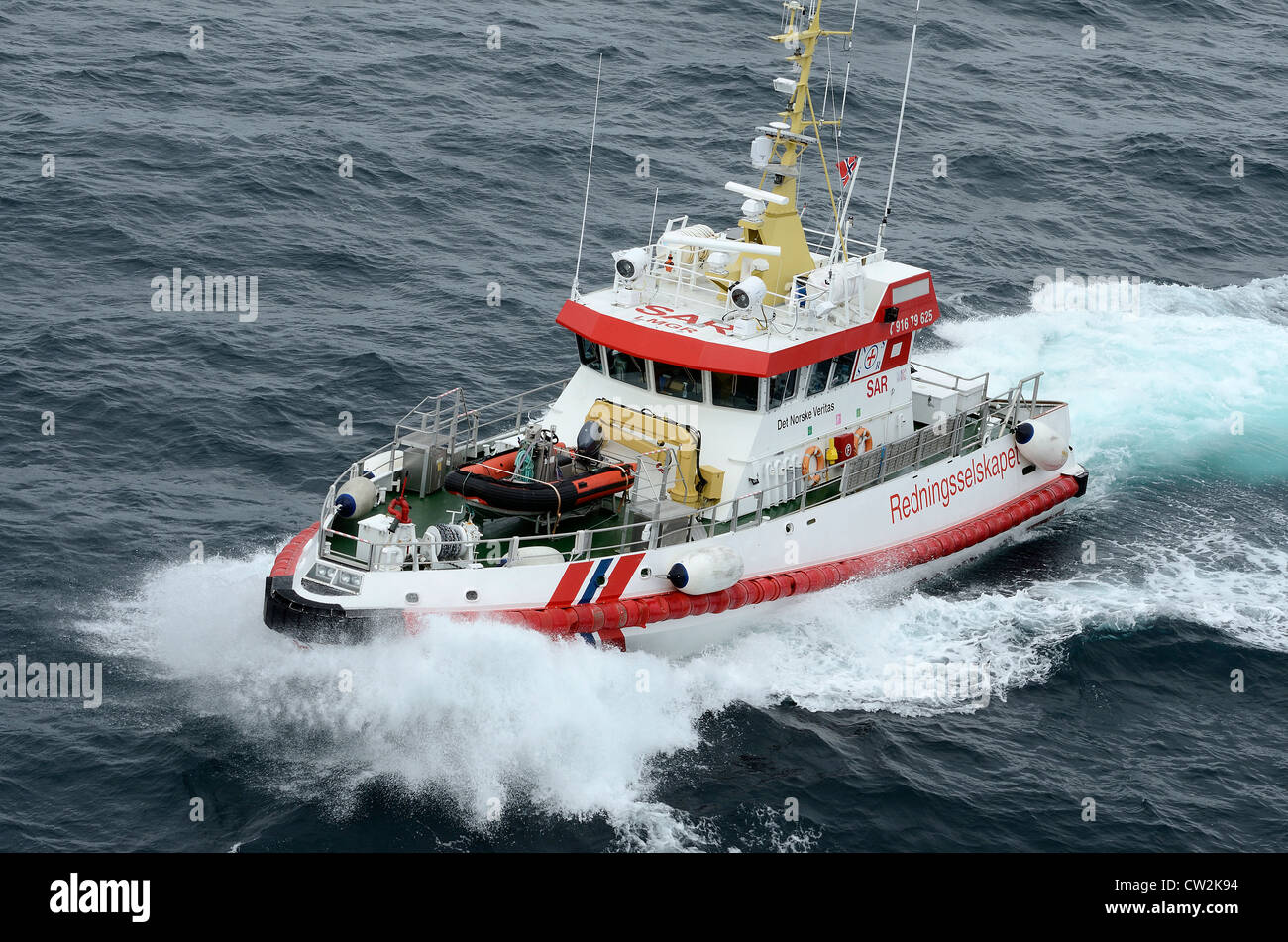 NORWEGIAN SEARCH AND RESCUE BOAT. BERGEN. NORWAY. SCANDINAVIA Stock ...