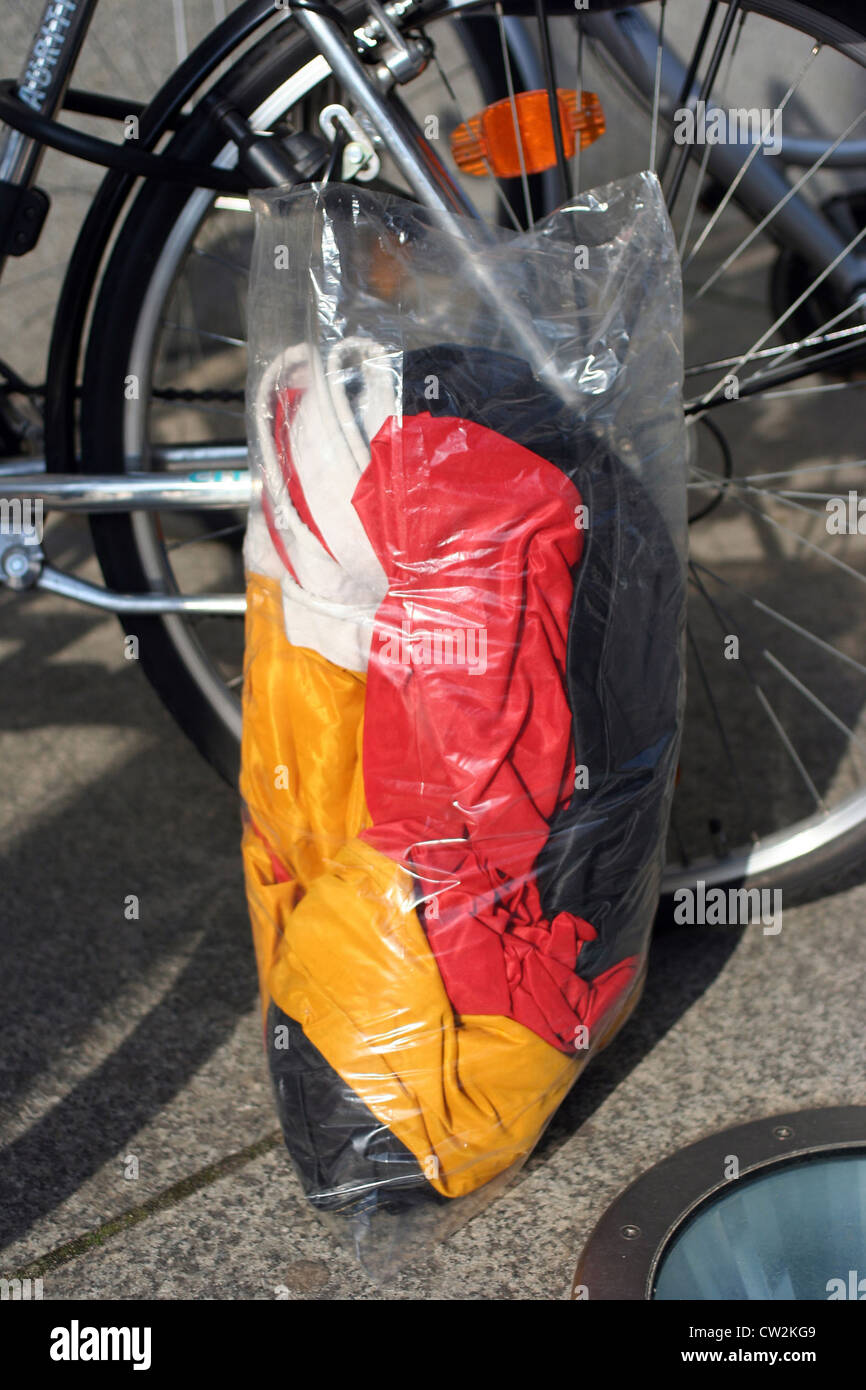 Berlin, Germany flag in a plastic bag Stock Photo - Alamy
