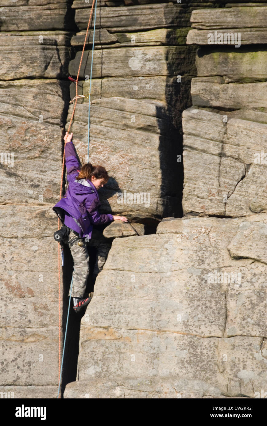 Climbing the edge hi-res stock photography and images - Alamy