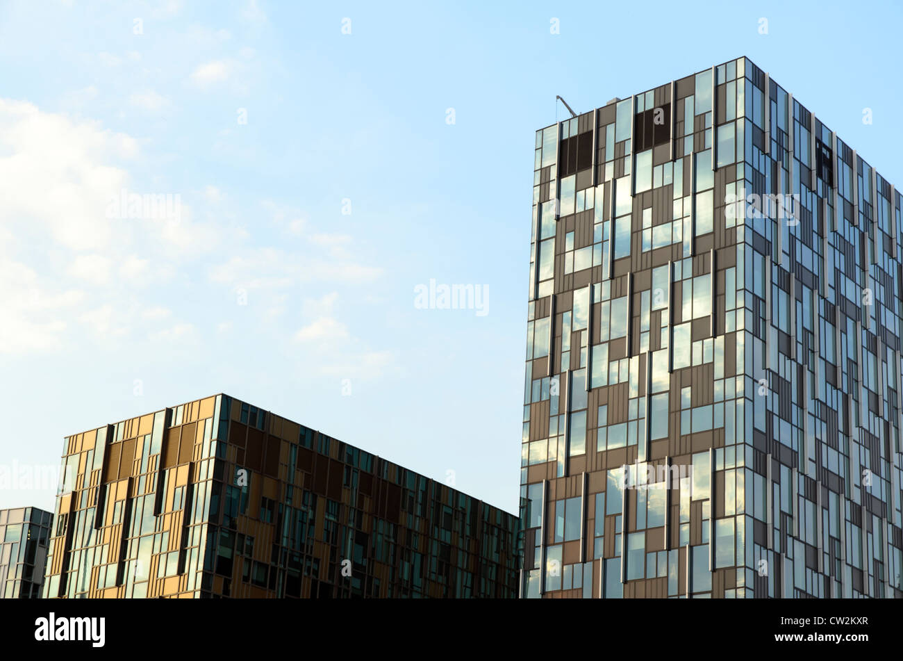 Office buildings at Mitre Passage - Greenwich Peninsula, London, UK ...