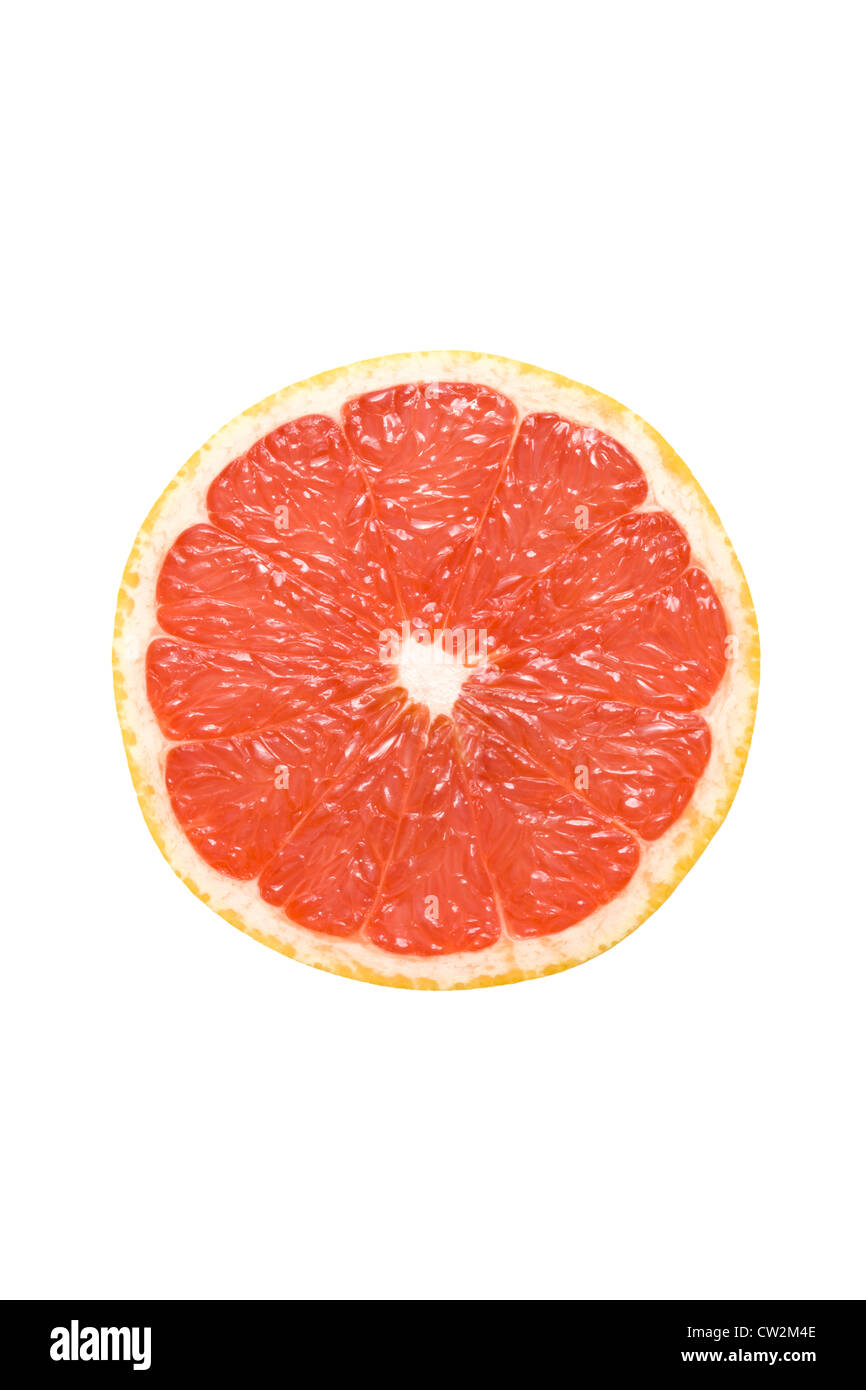 Slice of grapefruit Stock Photo - Alamy
