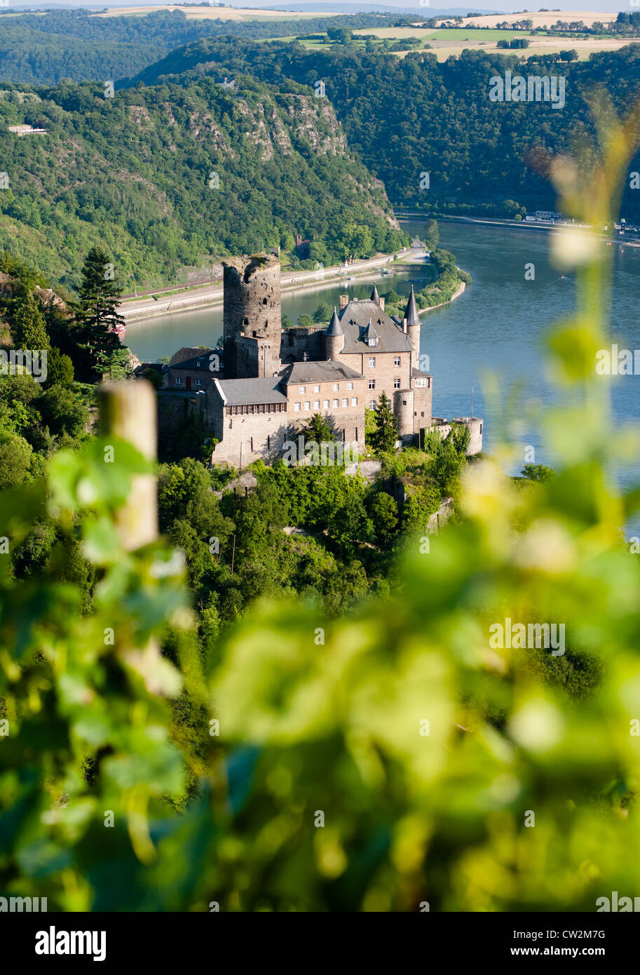 Rhine River Castles Map