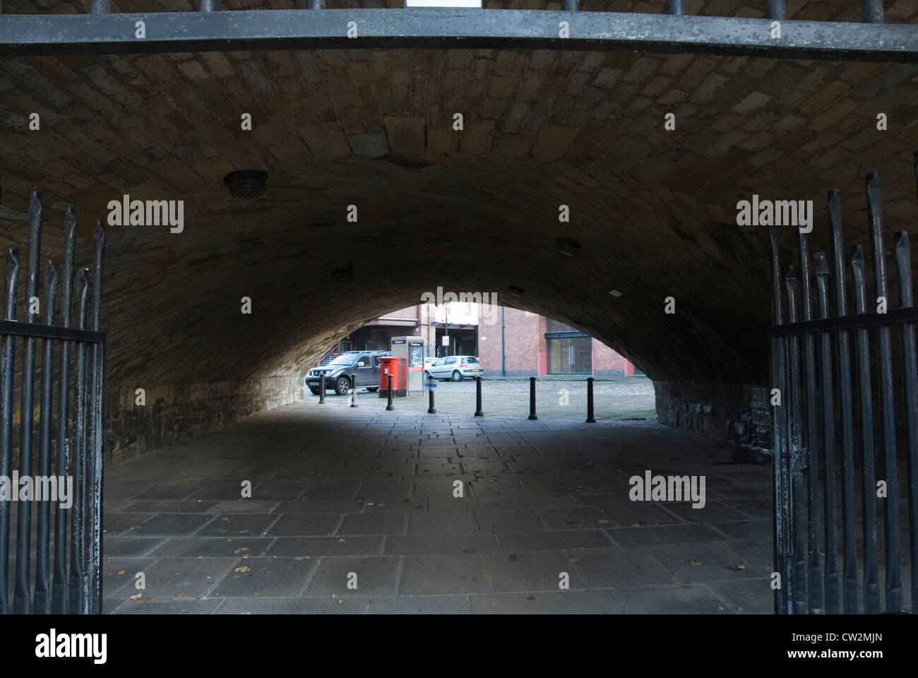 Tunnel Entrance to Victoria Quays from Furnival Road, Sheffield UK ...
