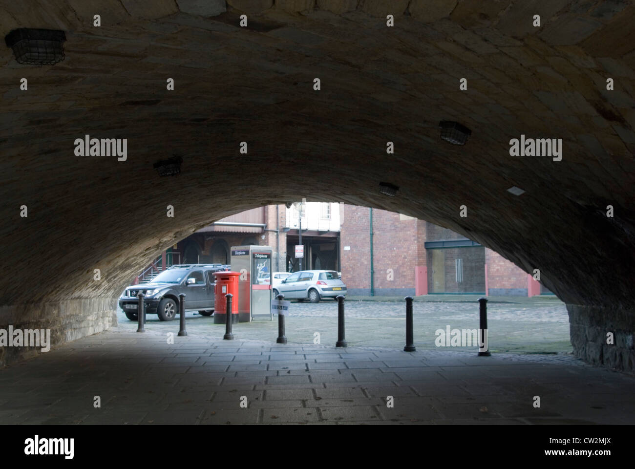 Tunnel Entrance to Victoria Quays from Furnival Road, Sheffield UK ...