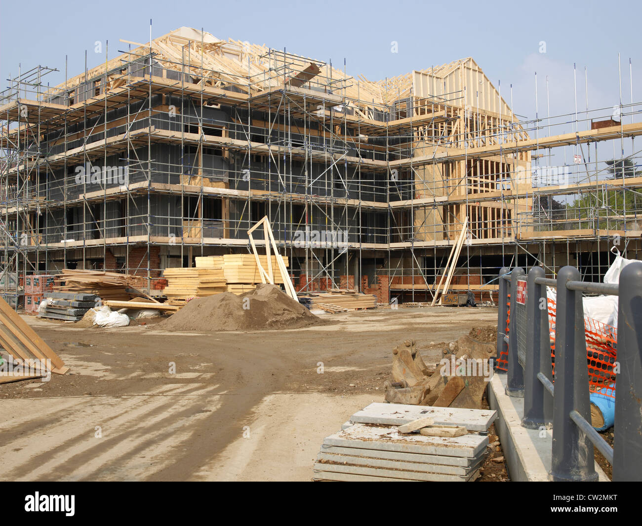Housing under construction Stock Photo - Alamy