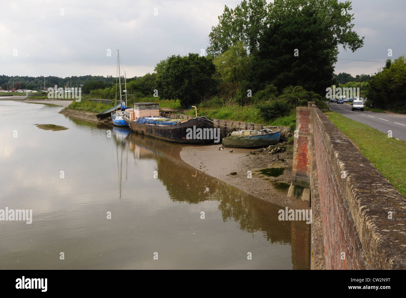 Wilford Bridge River Deben Suffolk Stock Photo - Alamy