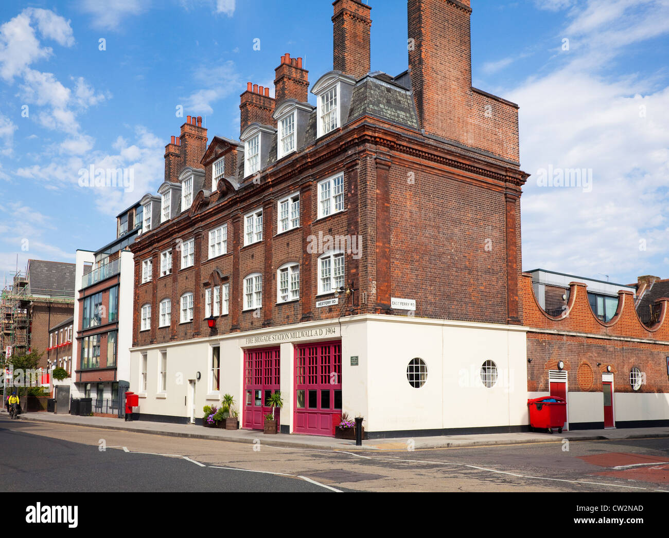 Millwall Fire Station, corner of Westferry Road and East Ferry Road ...