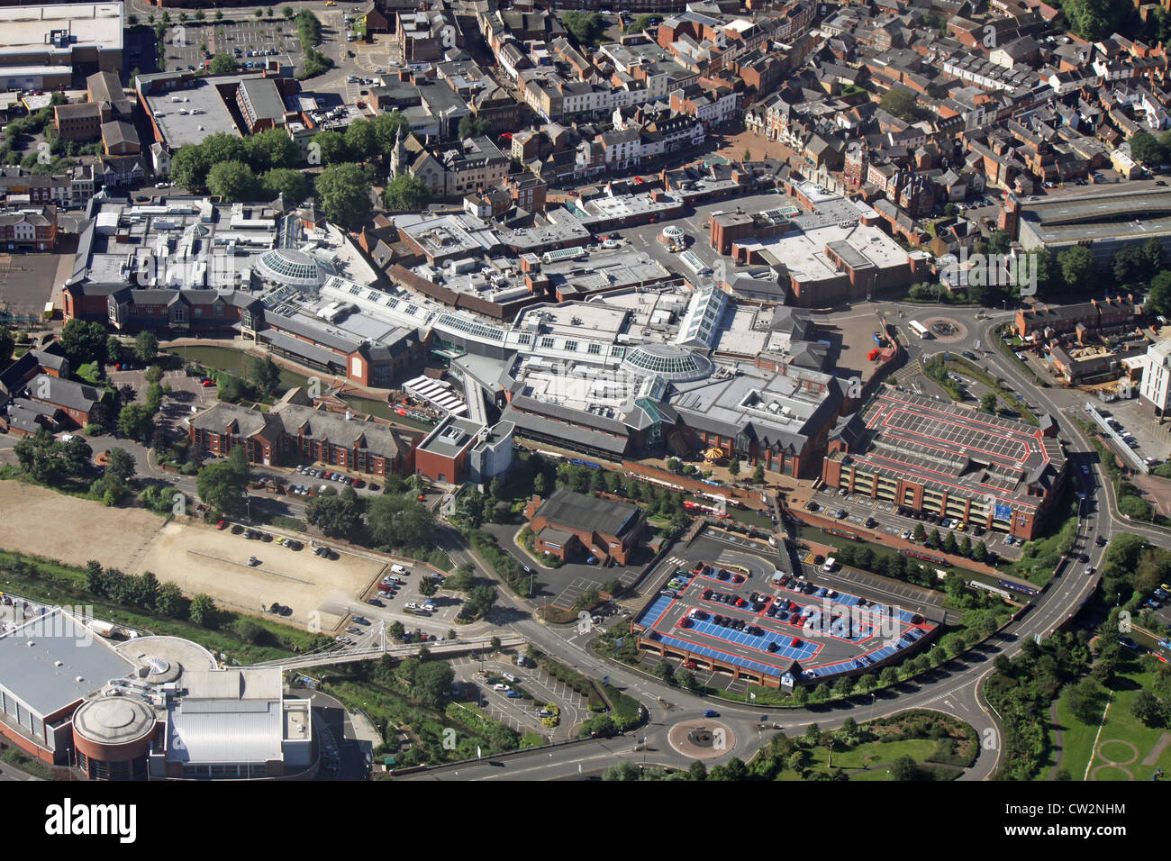 Aerial view banbury castle quay hi-res stock photography and images - Alamy