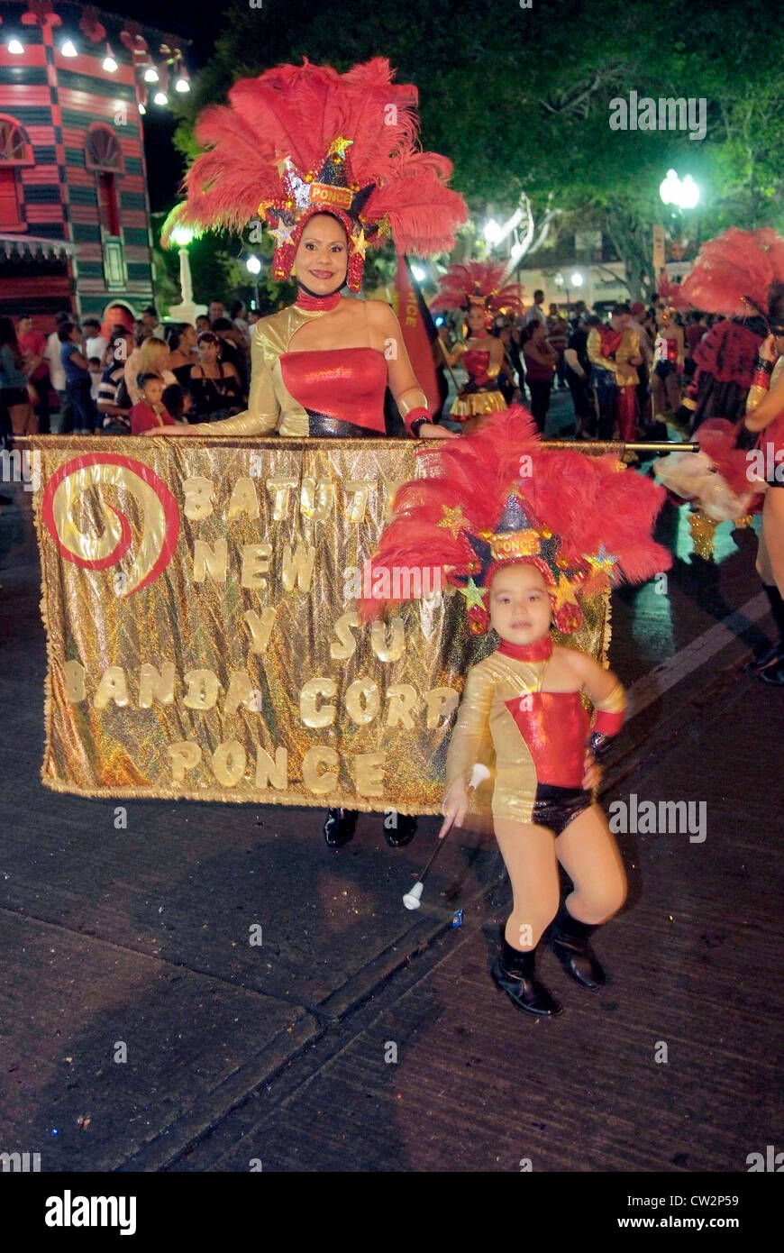 Puerto Rico - Ponce - Carnival night . Annual event on the Caribbean ...