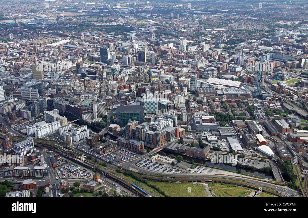 Manchester Skyline Deansgate High Resolution Stock Photography and ...