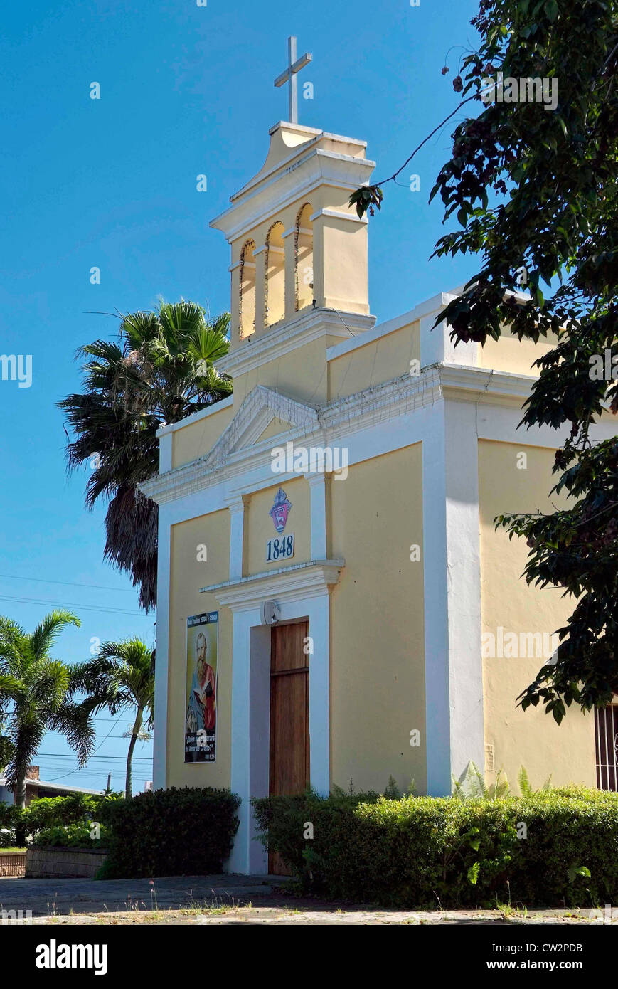 PUERTO RICO - Dorado - the old Garrison Church Stock Photo - Alamy