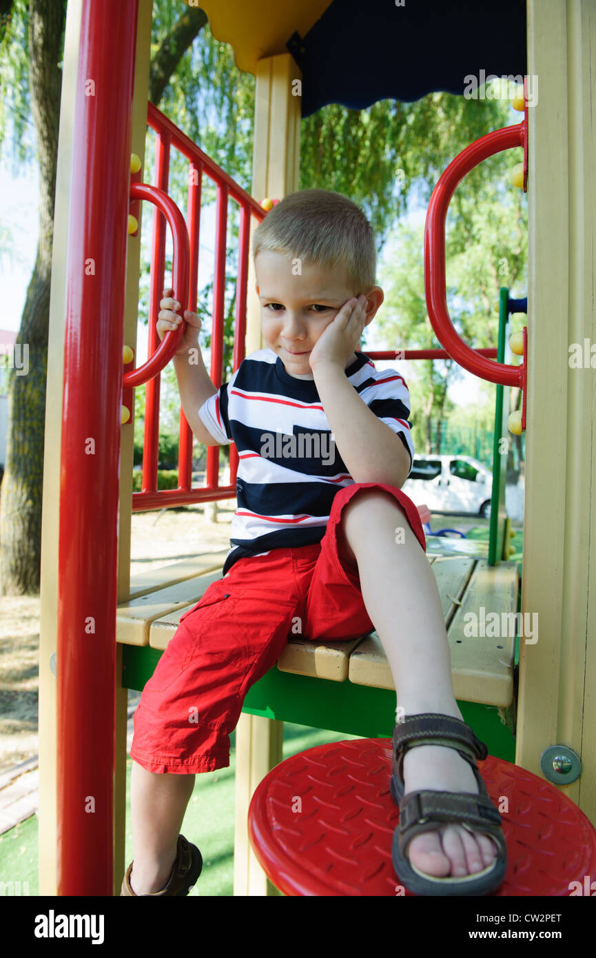 Boy Upset Playground High Resolution Stock Photography and Images - Alamy