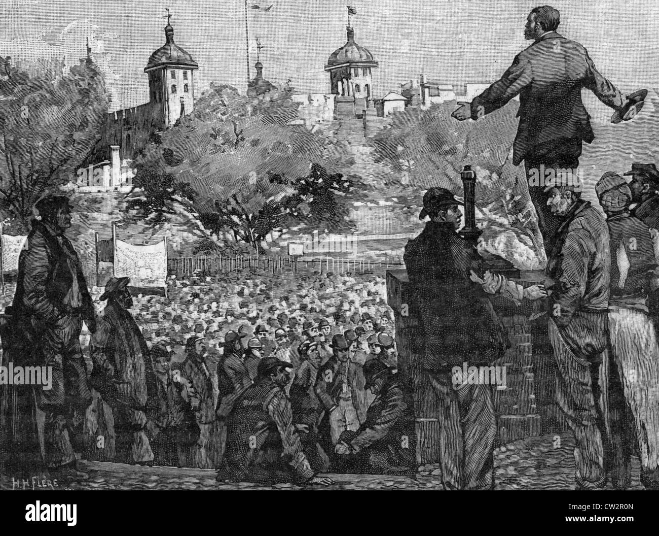 Leader tower Black and White Stock Photos & Images - Alamy