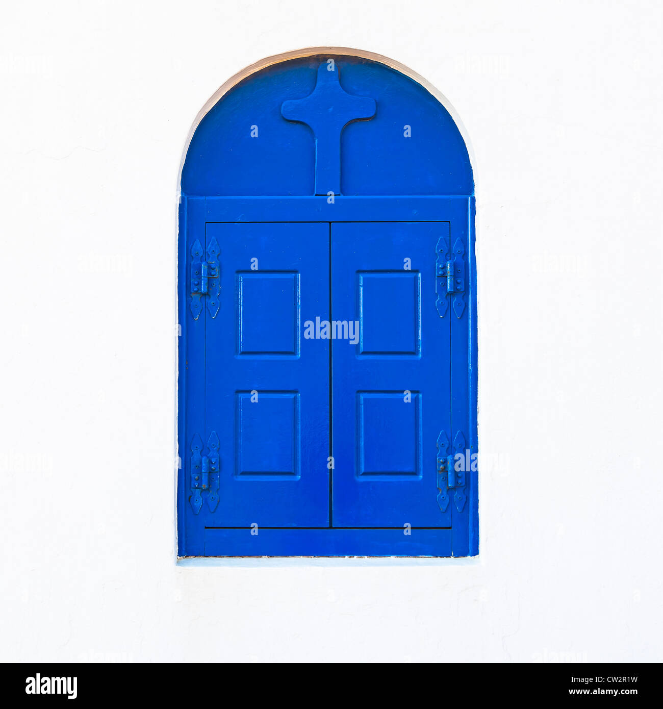 blue wooden box with a cross Stock Photo - Alamy