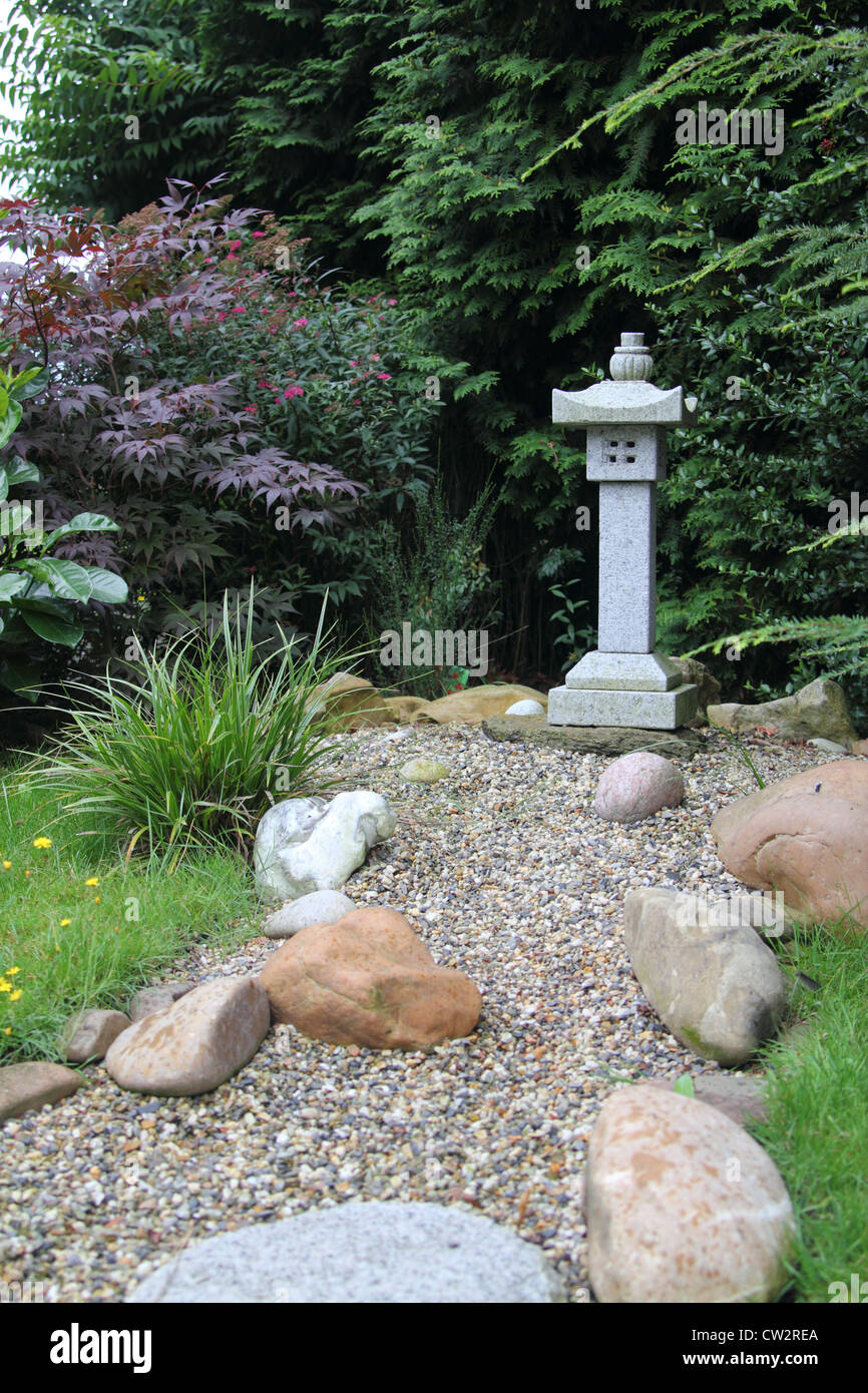 photo of some asia style garden decoration Stock Photo - Alamy