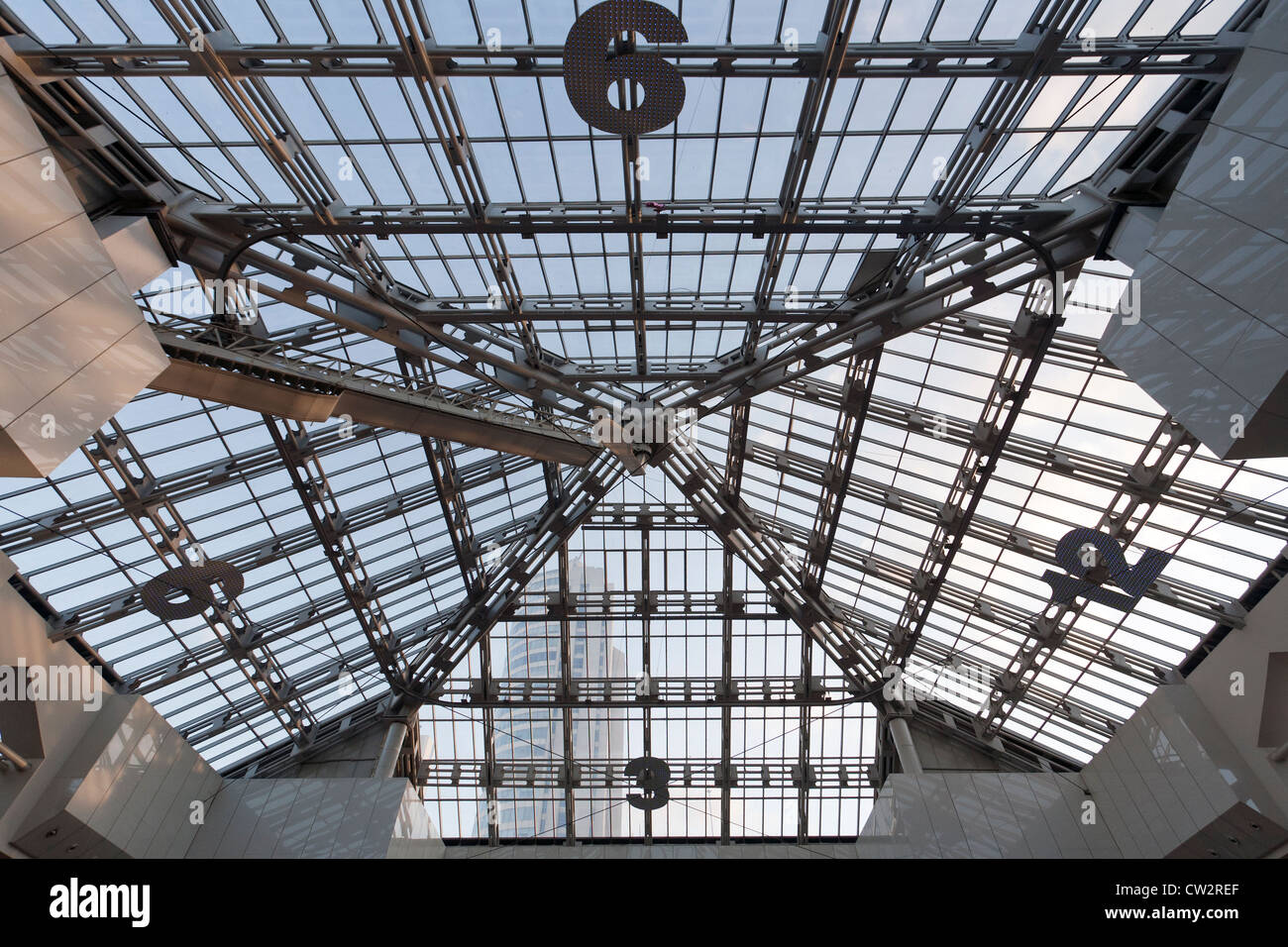 roof clock in a shopping centre Istanbul Turkey Stock Photo - Alamy