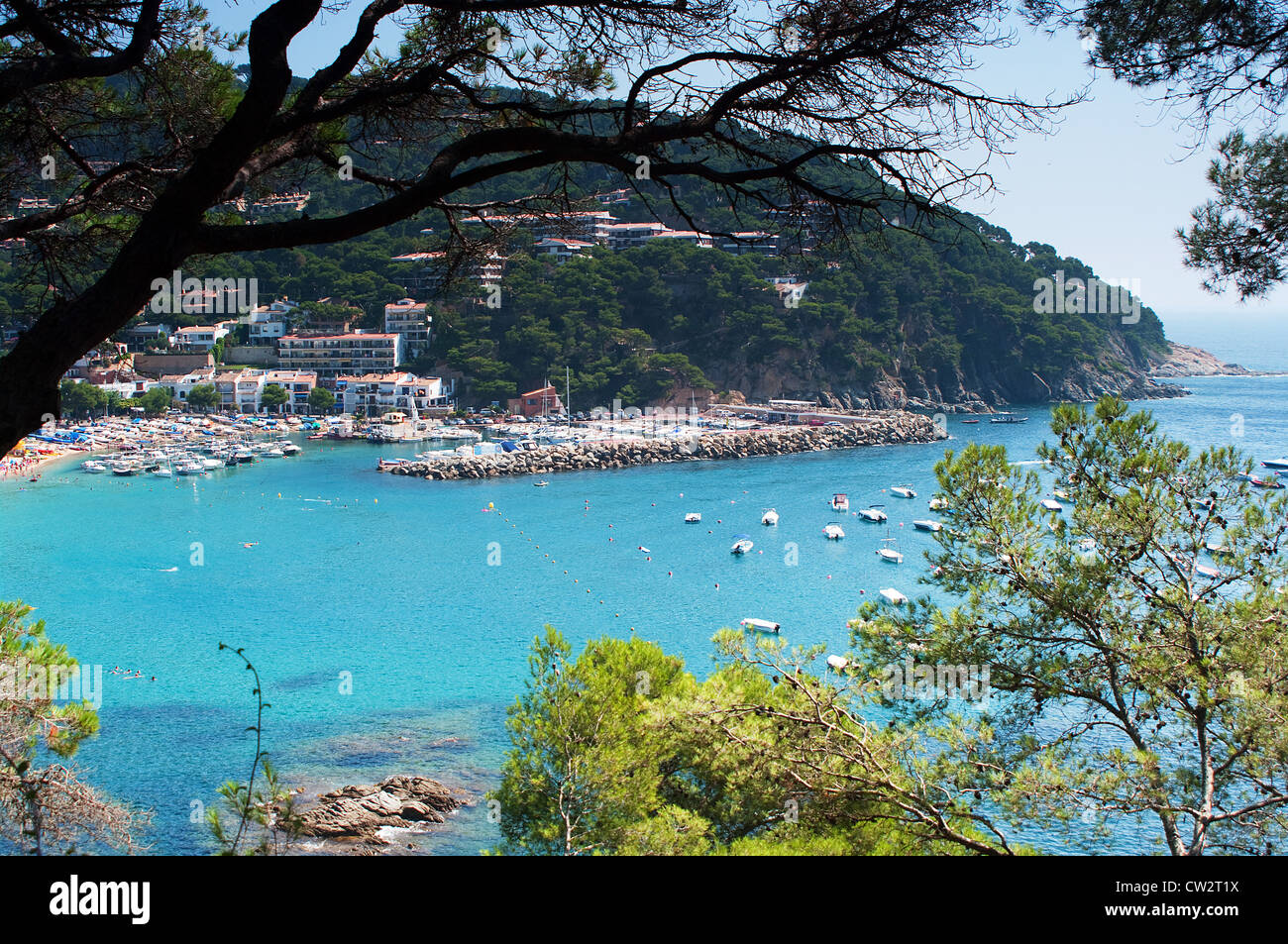 Llafranc Coastal Town Costa Brava Spain Stock Photo - Alamy