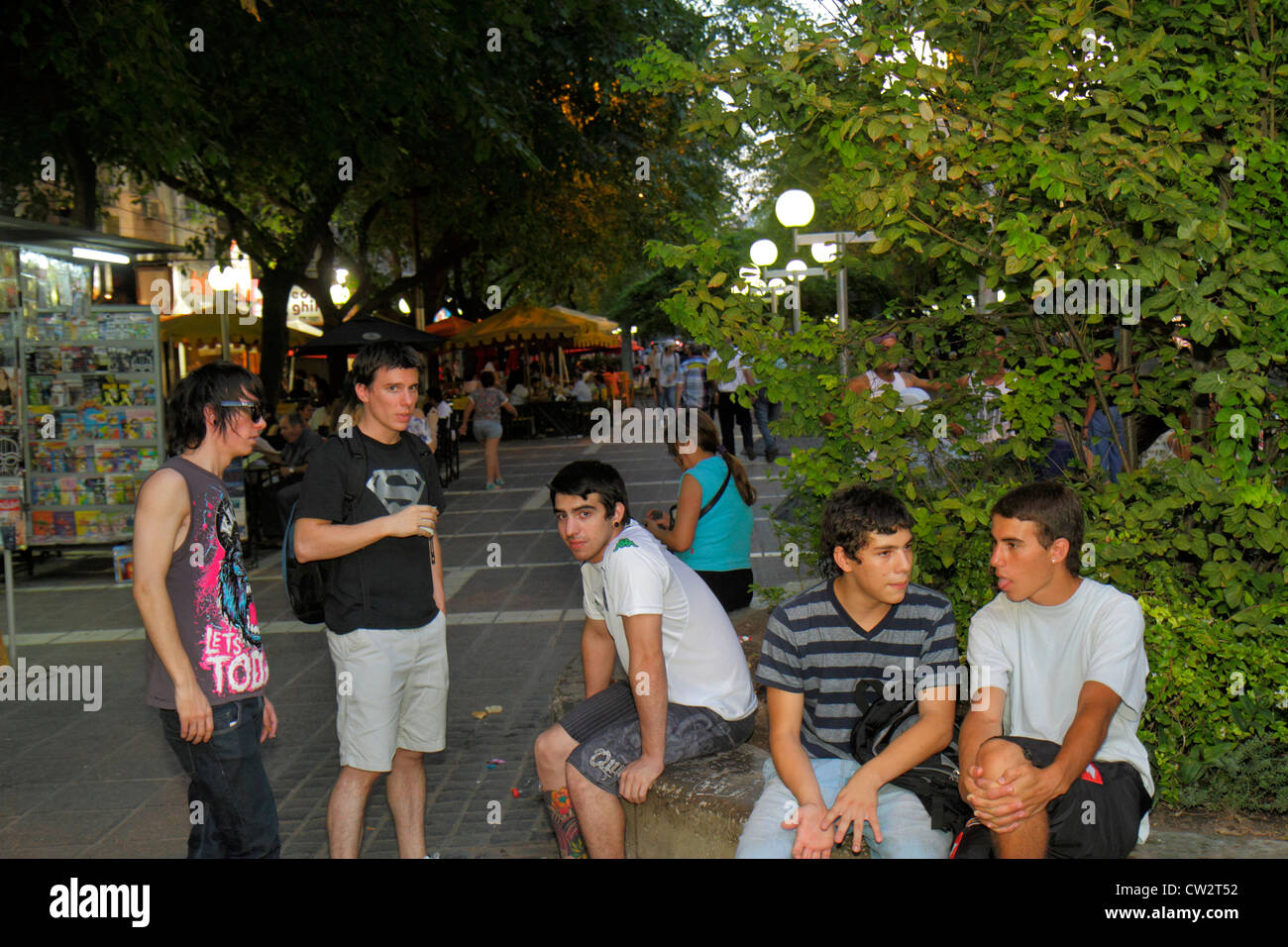 Mendoza Argentina,Paseo Sarmiento,promenade,pedestrian mall arcade ...