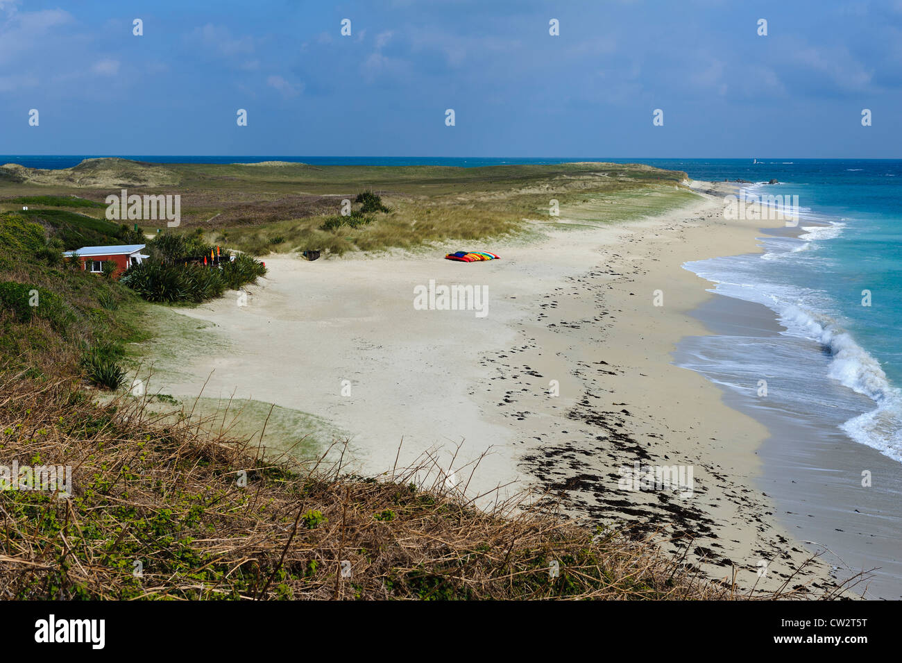 Shell Beach Isle of Herm Channel Islands Stock Photo - Alamy