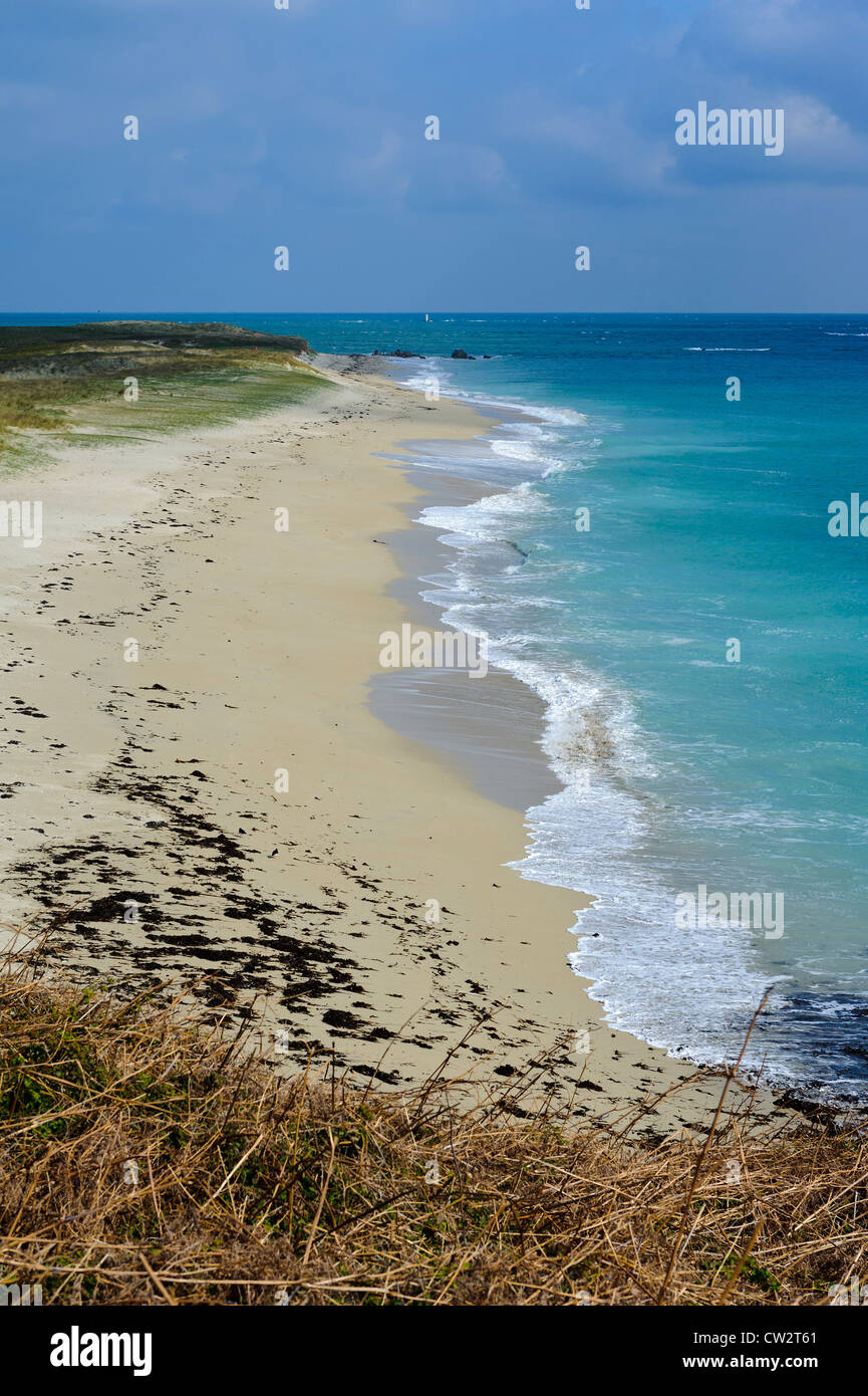Shell Beach Isle of Herm Channel Islands Stock Photo - Alamy