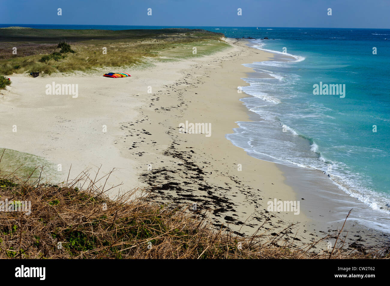 Shell Beach Isle of Herm Channel Islands Stock Photo - Alamy