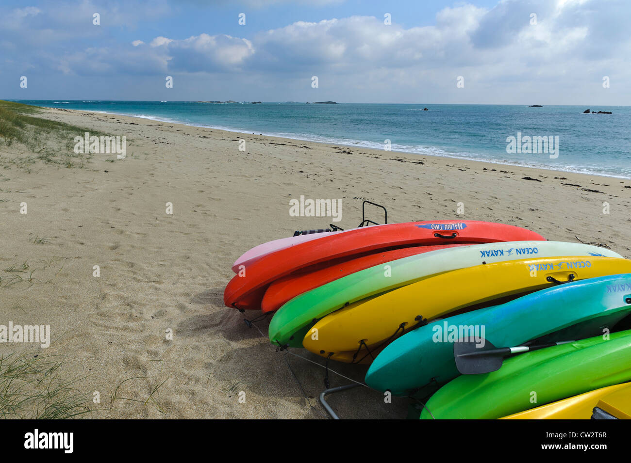 Shell Beach Isle of Herm Channel Islands Stock Photo - Alamy