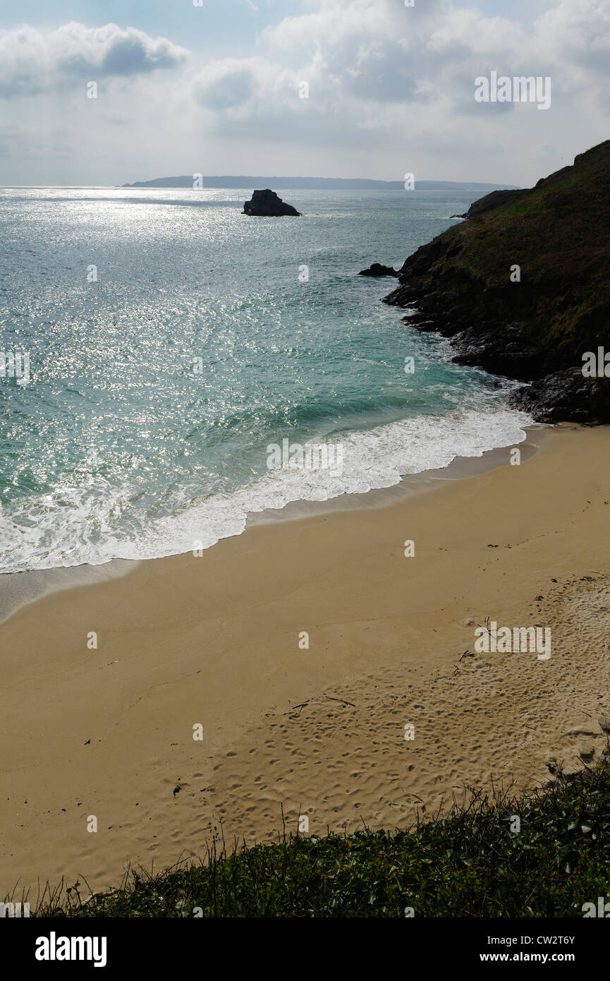 Belvoir Bay, Isle of Herm Channel Islands Stock Photo - Alamy