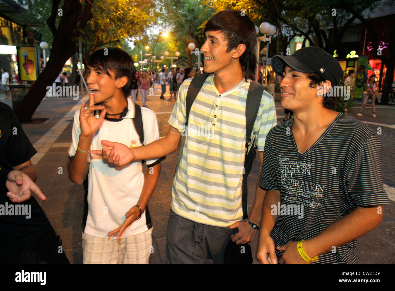 Mendoza Argentina,Paseo Sarmiento,promenade,pedestrian mall arcade ...