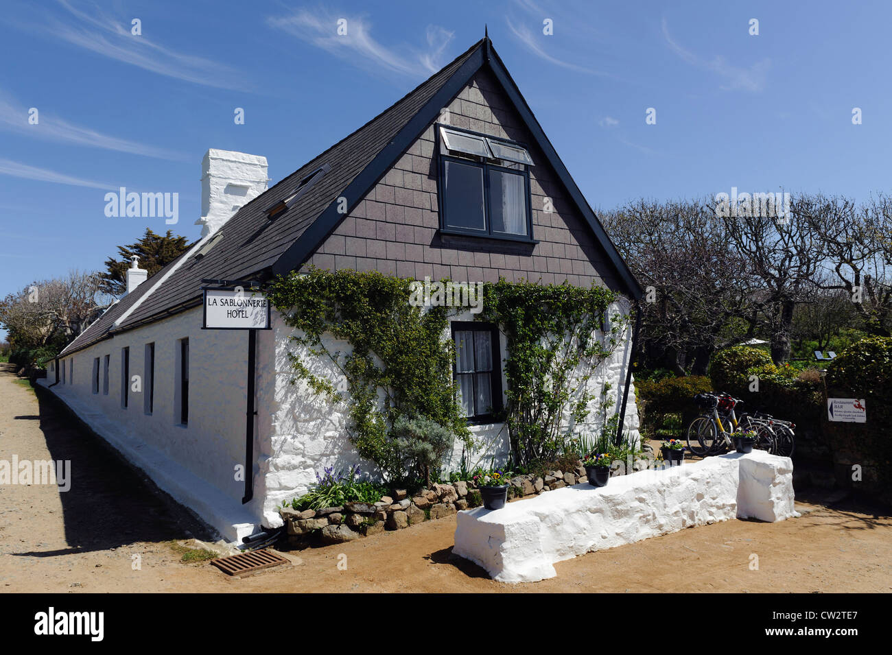 Hotel and Restaurant La Sablonerie, Little Sark, Isle of Sark, Channel ...