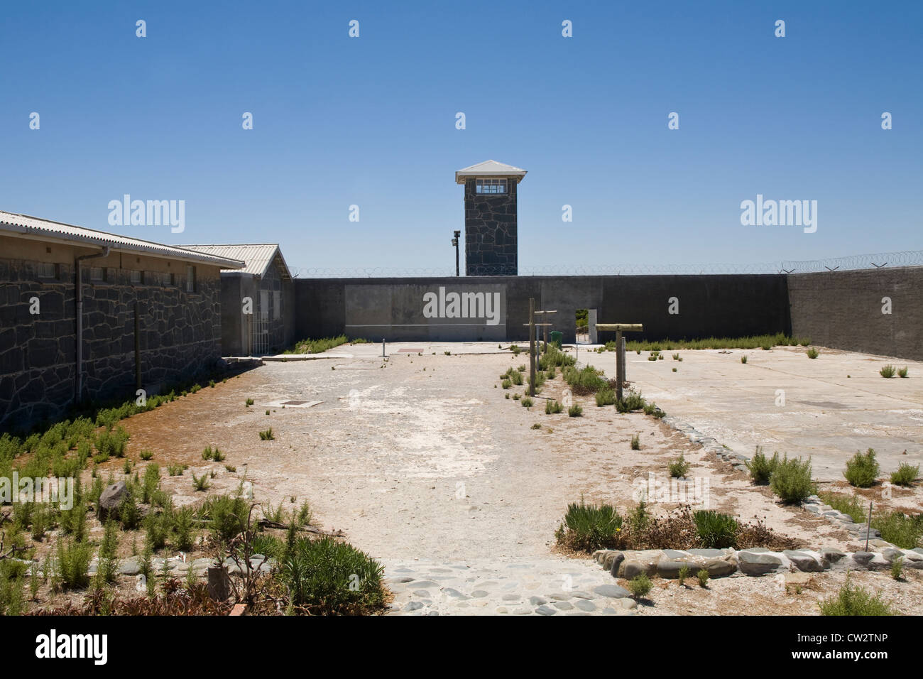 Robben Island, Table Bay, prison grounds used for political prisoners ...
