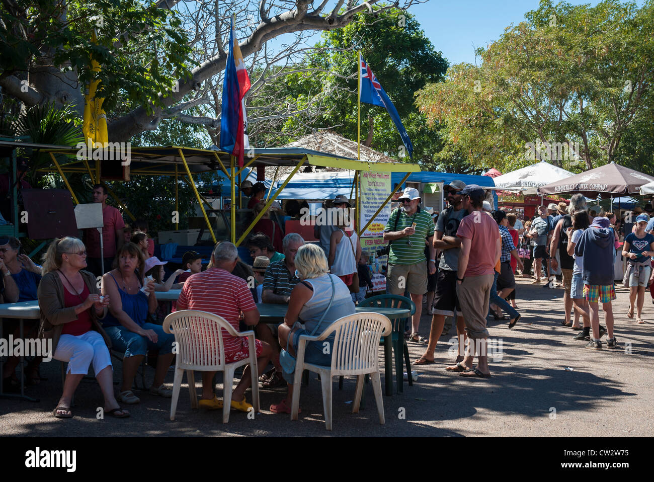 Broome Courthouse Markets in Broome Western Australia Stock Photo - Alamy