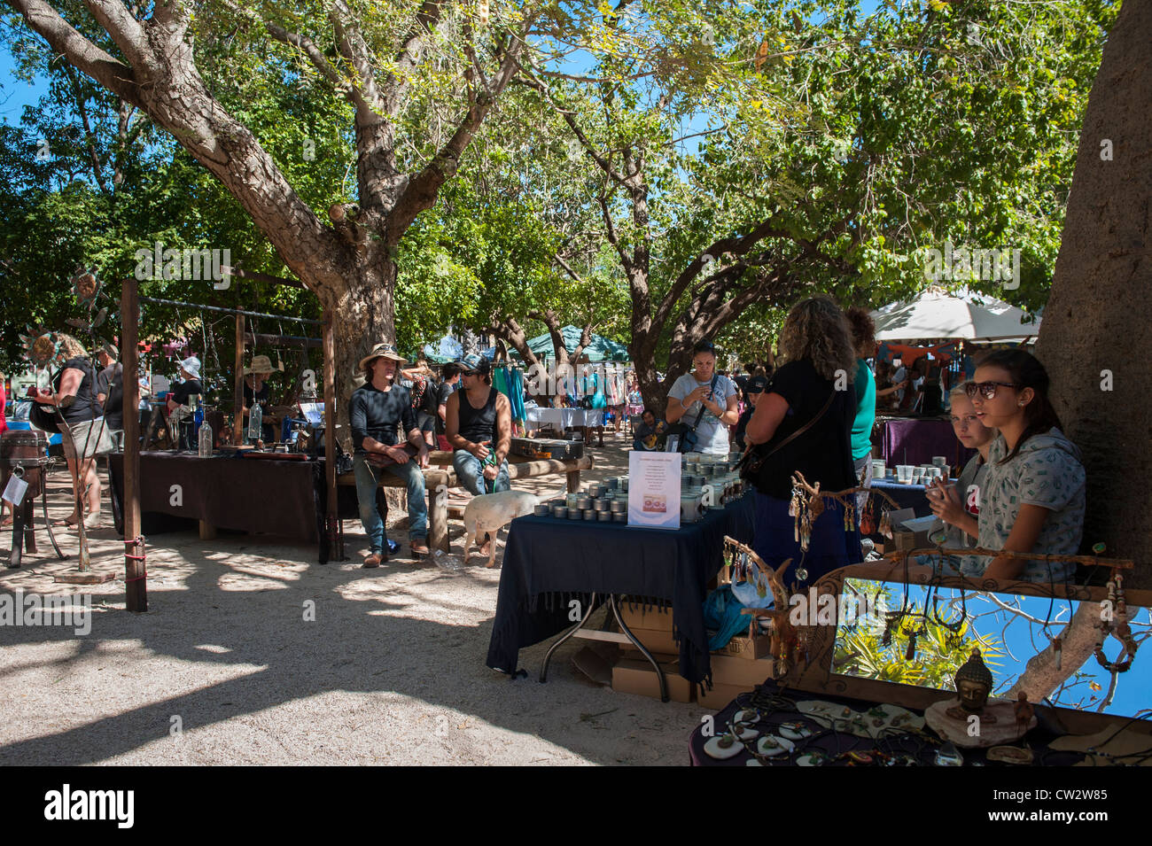 Broome Courthouse Markets in Broome Western Australia Stock Photo - Alamy