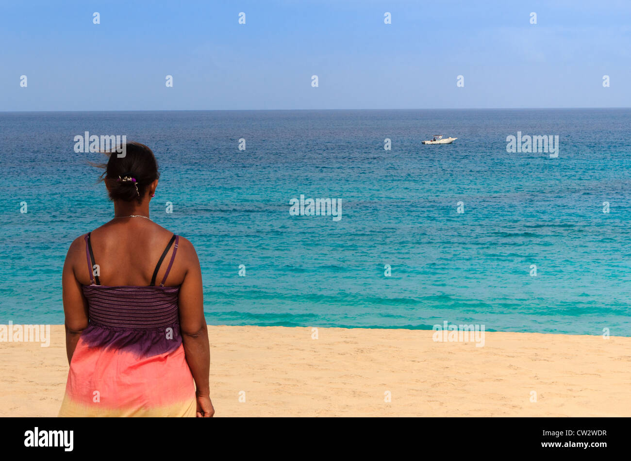 Cape Verde Woman Beach High Resolution Stock Photography and Images - Alamy