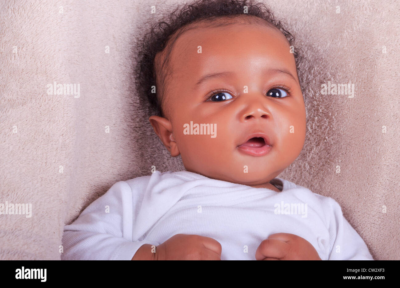 baby african american black metisse newborn Stock Photo - Alamy