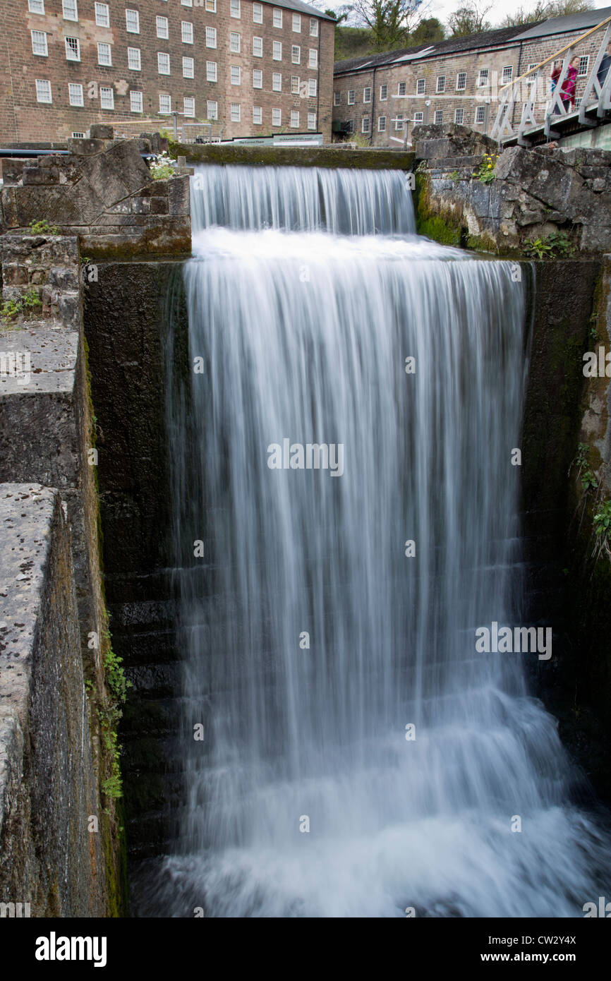 Cromford Mill, first water-powered cotton spinning mill, Derbyshire ...