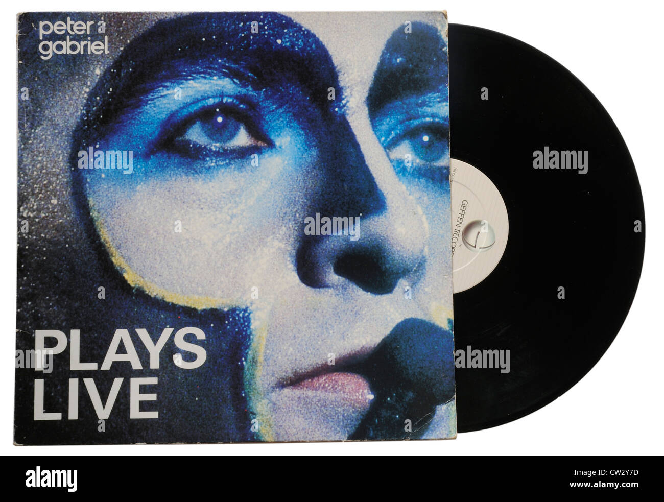 Peter Gabriel Plays Live album Stock Photo - Alamy