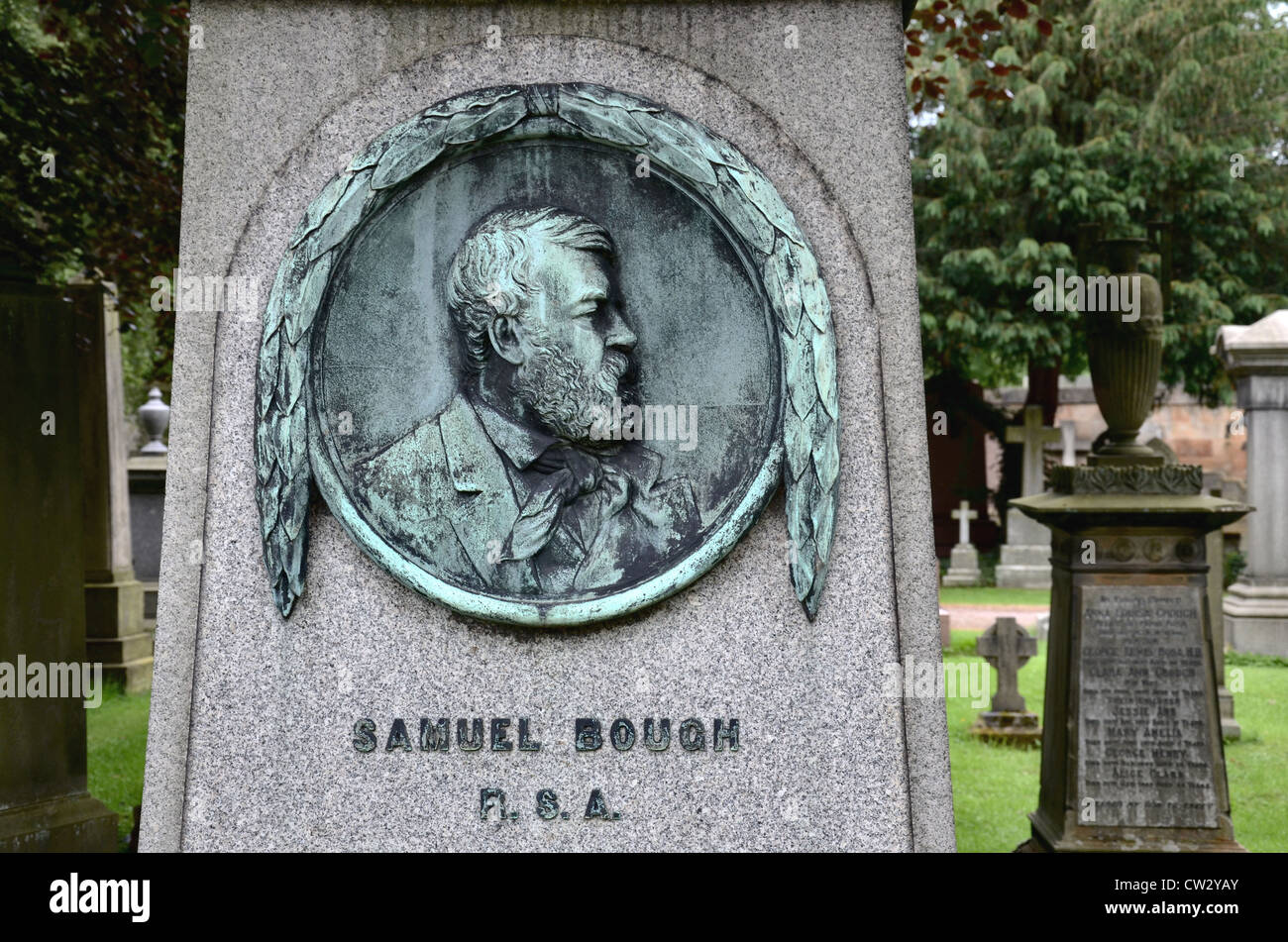 Grave of Samuel Bough RSA (1822–1878) was an English-born landscape ...