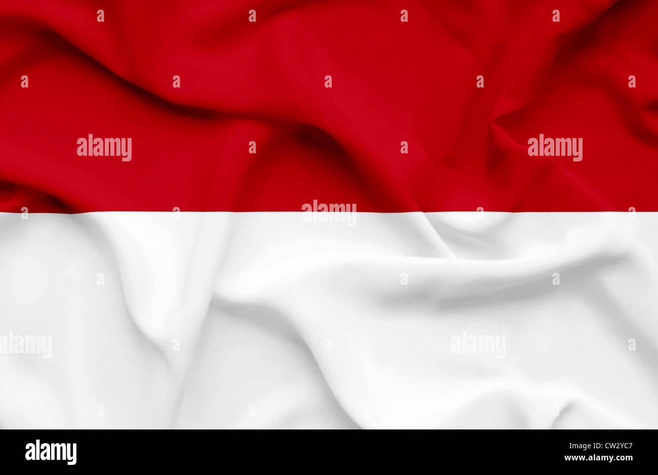 Indonesia waving flag Stock Photo - Alamy