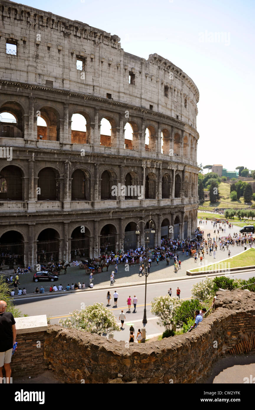 Roman Colliseum Rome Italy Europe Mediterranean Stock Photo - Alamy