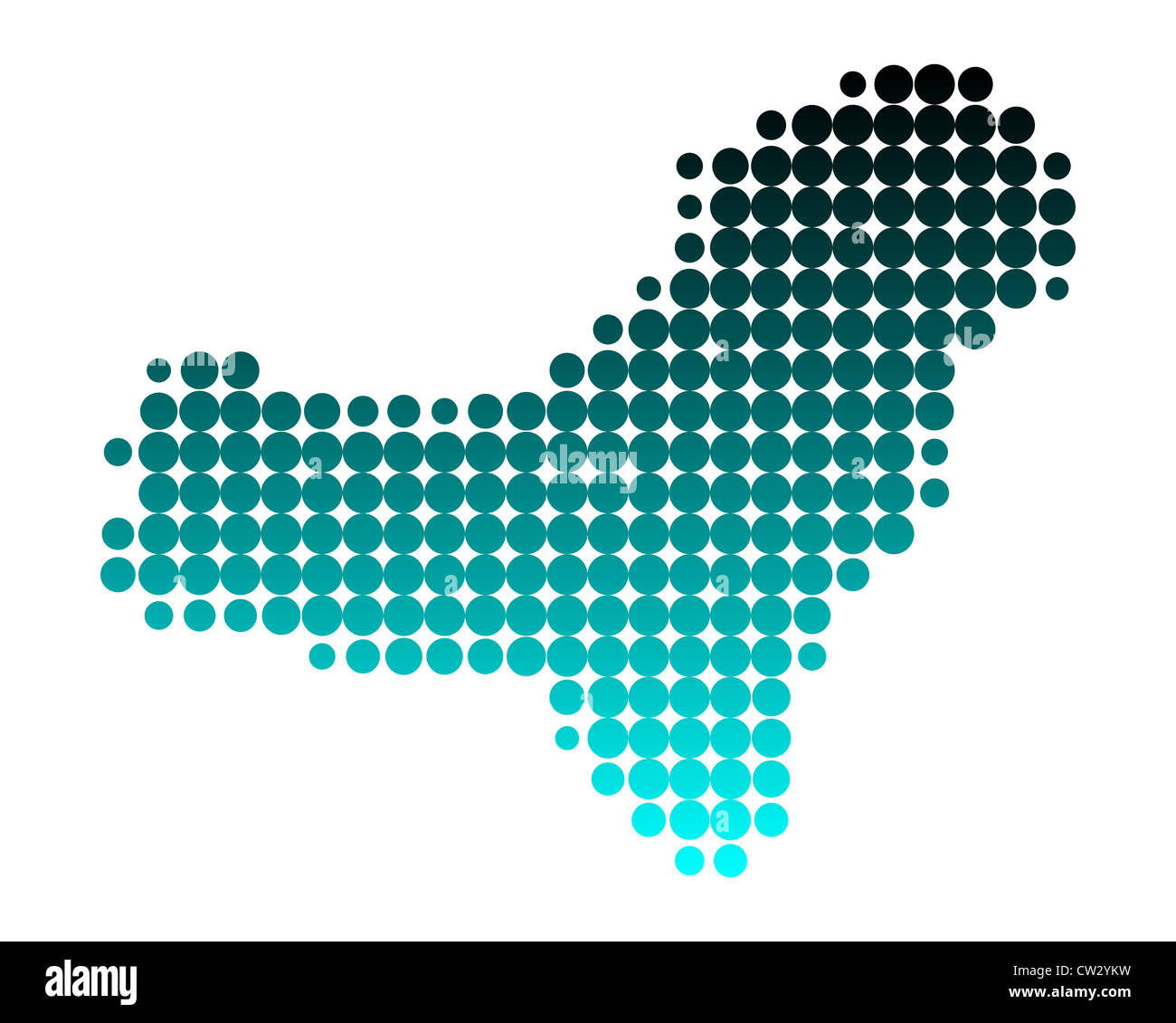 Map of El Hierro Stock Photo - Alamy