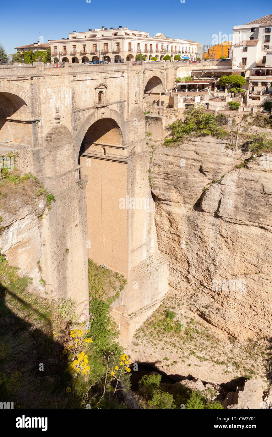 Ronda, Andalusia, Spain, Europe. Famous New Roman Bridge "Puente Nuevo ...