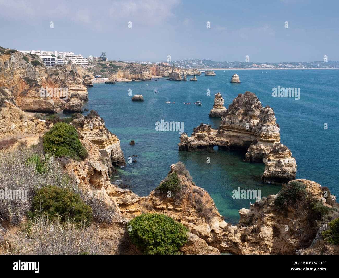 Views from the cliffs at Ponta da Piedade, Lagos Portugal Stock Photo ...