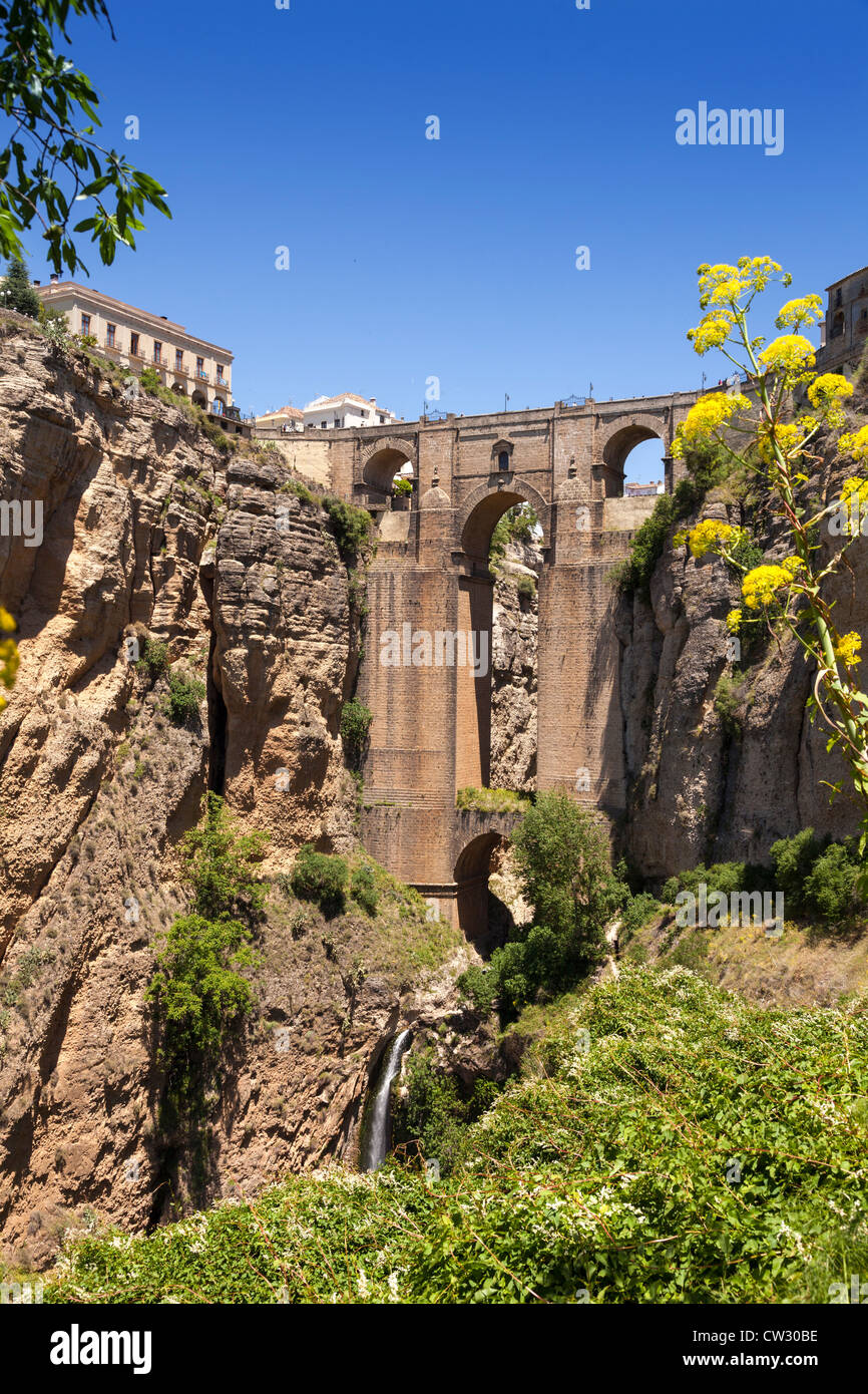 Ronda, Andalusia, Spain, Europe. Famous New Roman Bridge "Puente Nuevo ...