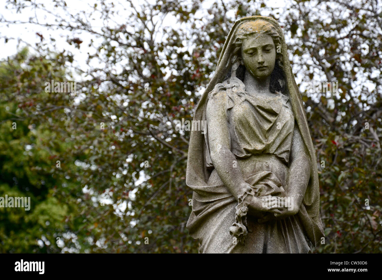 Mourning Woman Statue