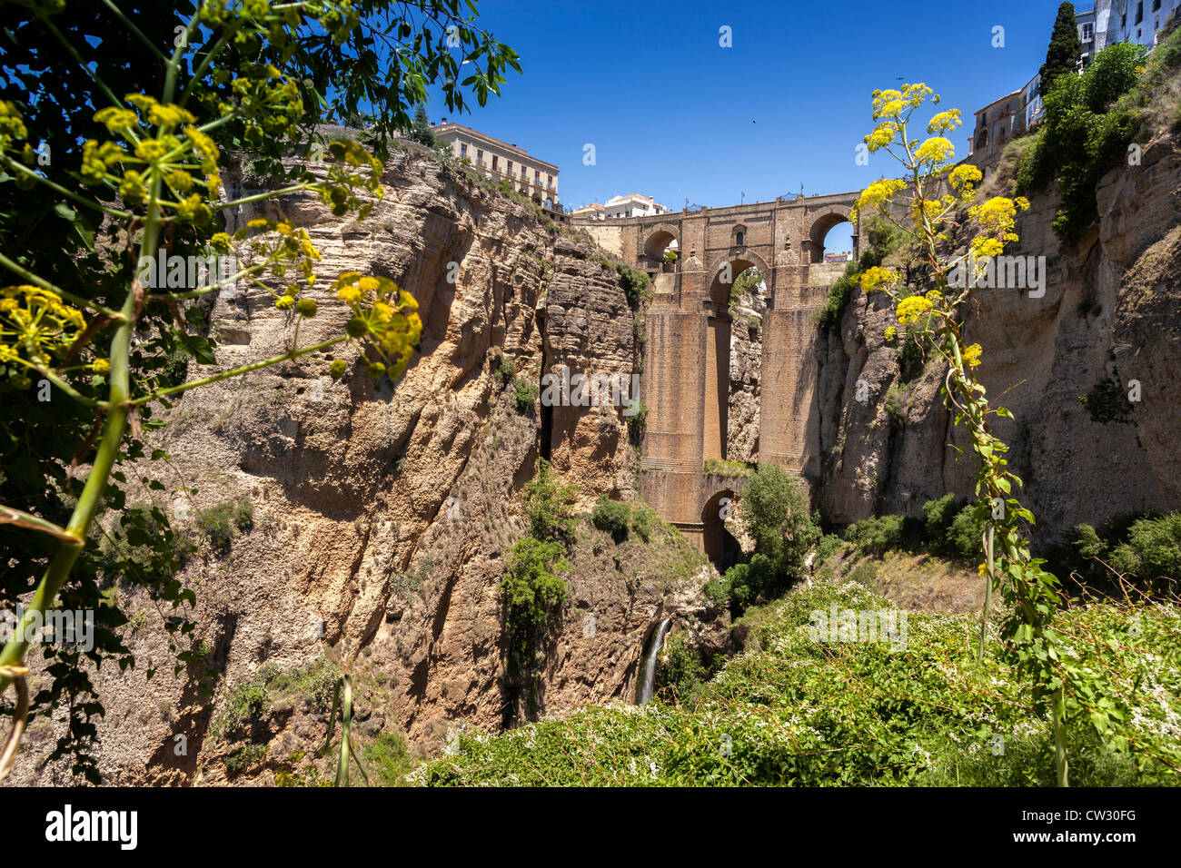 Ronda, Andalusia, Spain, Europe. Famous New Roman Bridge "Puente Nuevo ...
