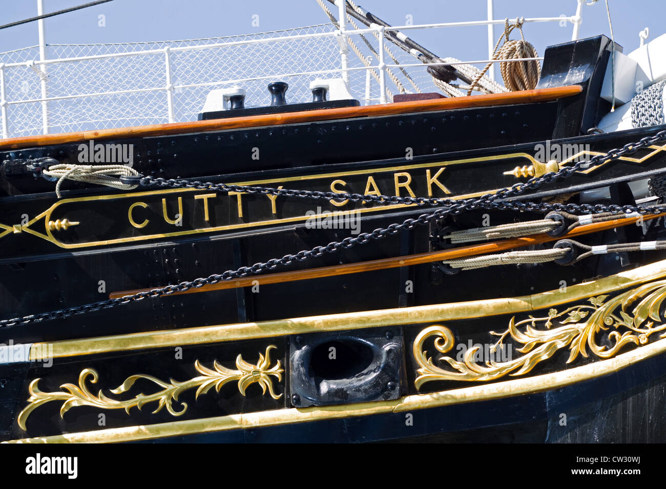 Historic sailing ship cutty sark hi-res stock photography and images ...